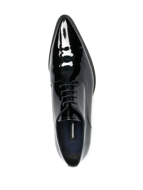 Dsquared2 Patent Leather Derby Shoes