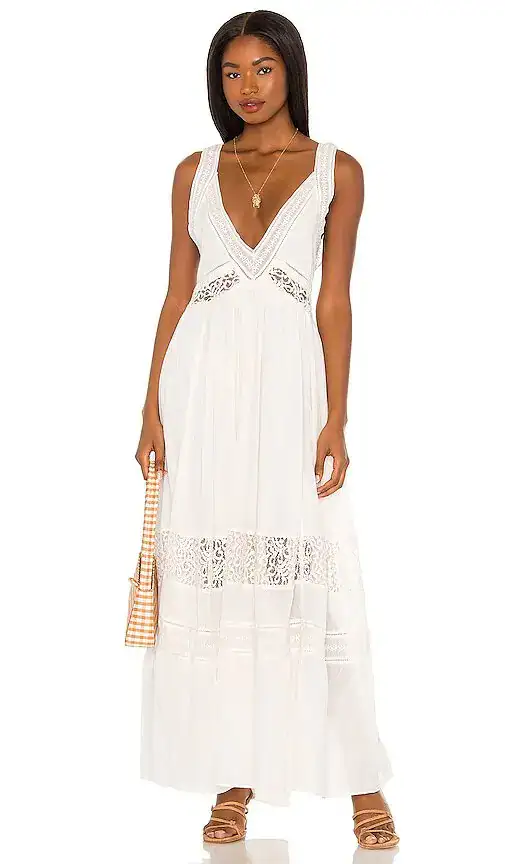 Free People Carla Lace Dress - Ivory | Editorialist