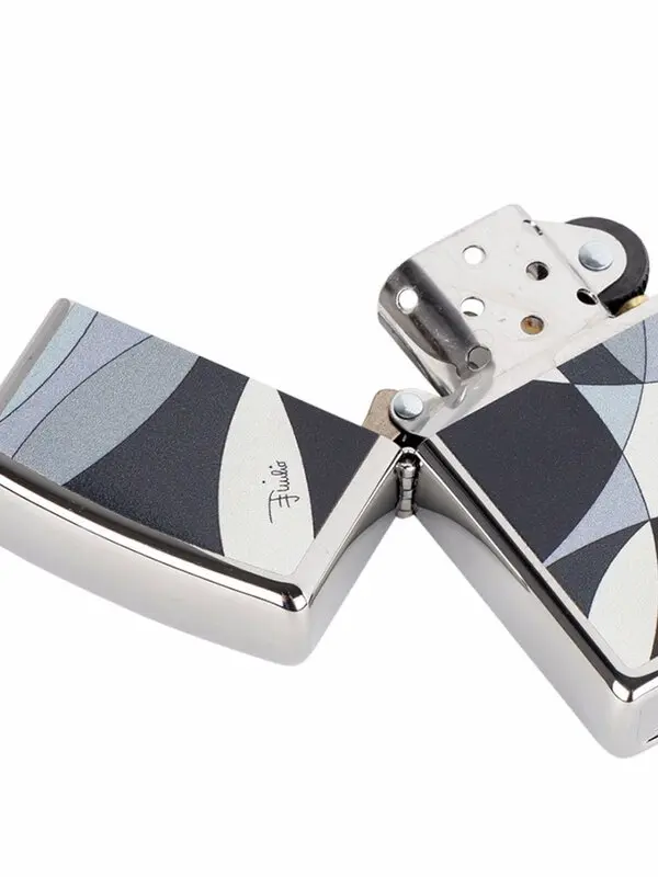 Supreme X Emilio Pucci Zippo Lighter - Black | Editorialist