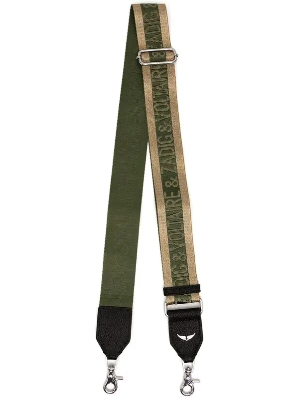 Zadig&Voltaire Glitter Logo Bag Strap - Green