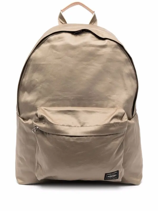 PORTER-YOSHIDA & CO Logo Patch Canvas Backpack