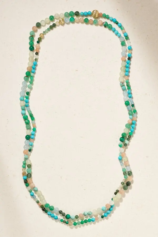 OLE LYNGGAARD COPENHAGEN Nature 18-karat Multi-stone Necklace
