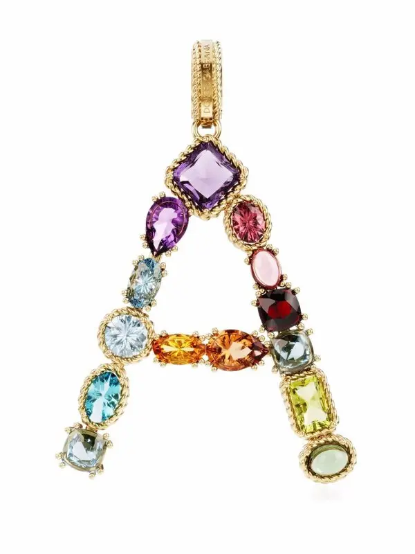 Dolce & Gabbana 18kt Yellow A Initial Pendant