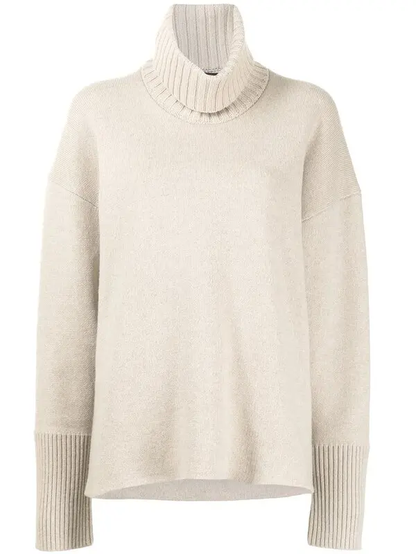 Proenza Schouler Oversized Turtleneck Jumper - Neutrals