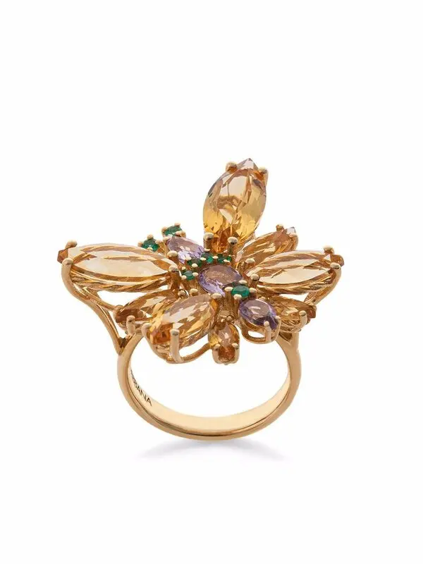 Dolce & Gabbana 18kt Yellow Gemstone Ring
