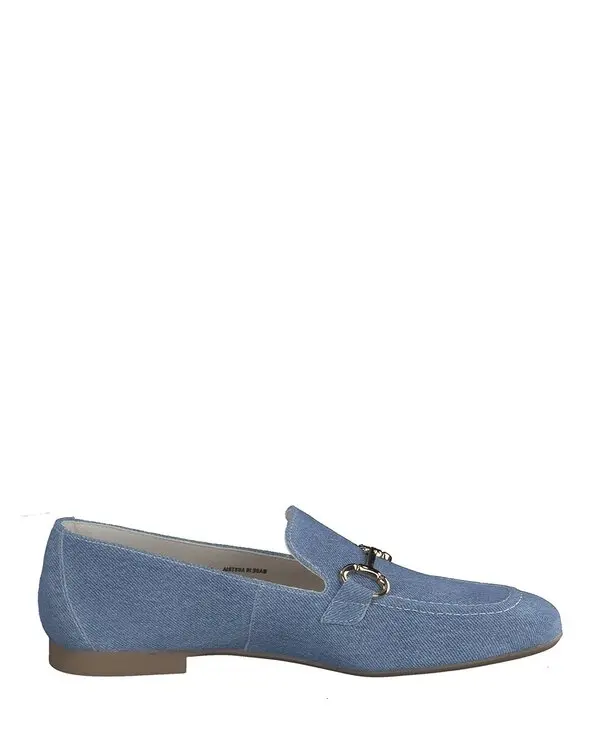Paul Green Daphne Apron Toe Loafers - Jean Denim