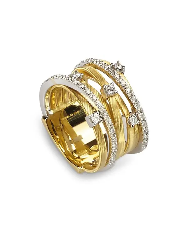 Marco Bicego 18k Yellow Gold Goa Diamond Ring