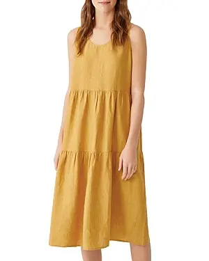eileen fisher orange dress Eileen Fisher Size M Orange Dress