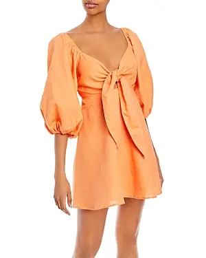 charlie holiday sonny dress Mini In Papaya - 25% Off Maxi dress