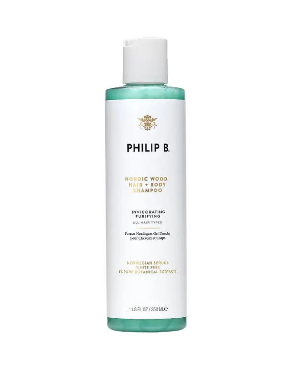 Philip B Nordic Wood Hair + Body Shampoo 11.8 Oz - None