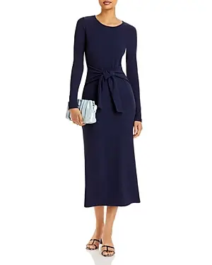 aqua tie front long sleeve dress Darling Delight Aqua Tie Front Shirt Dress