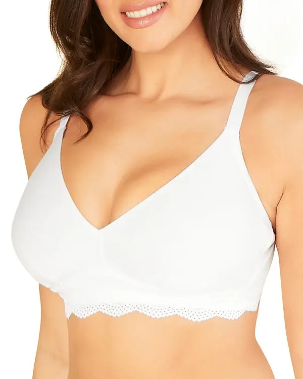 Cosabella Ceylon Curvy Wireless Bralette - White