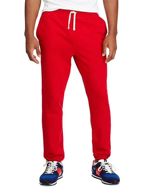 Ralph Lauren Fleece Classic Fit Drawstring Pants - Rl Red