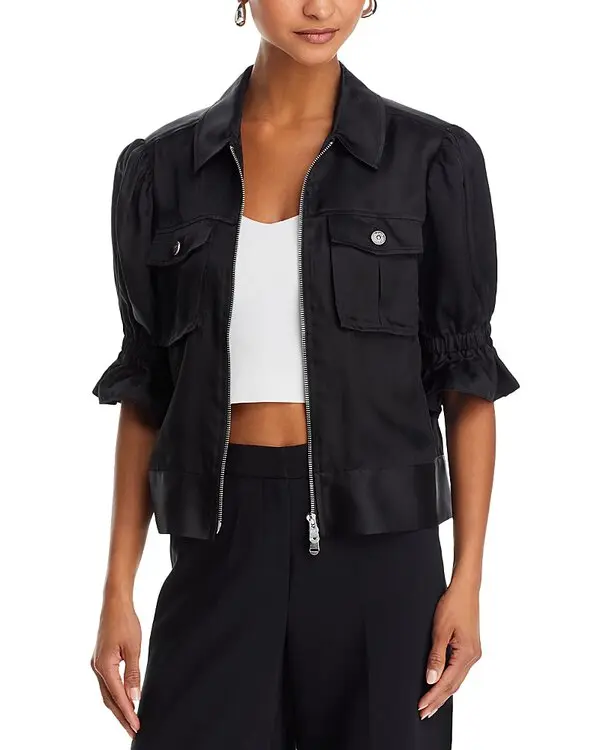 Cinq À Sept Holly Cropped Jacket - Black