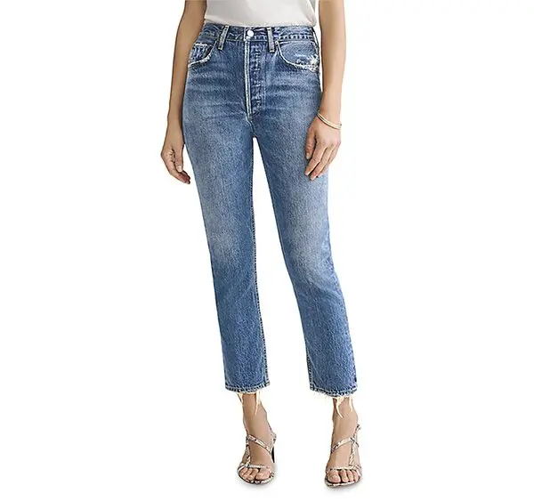 AGOLDE Riley High-rise Cropped Jeans
