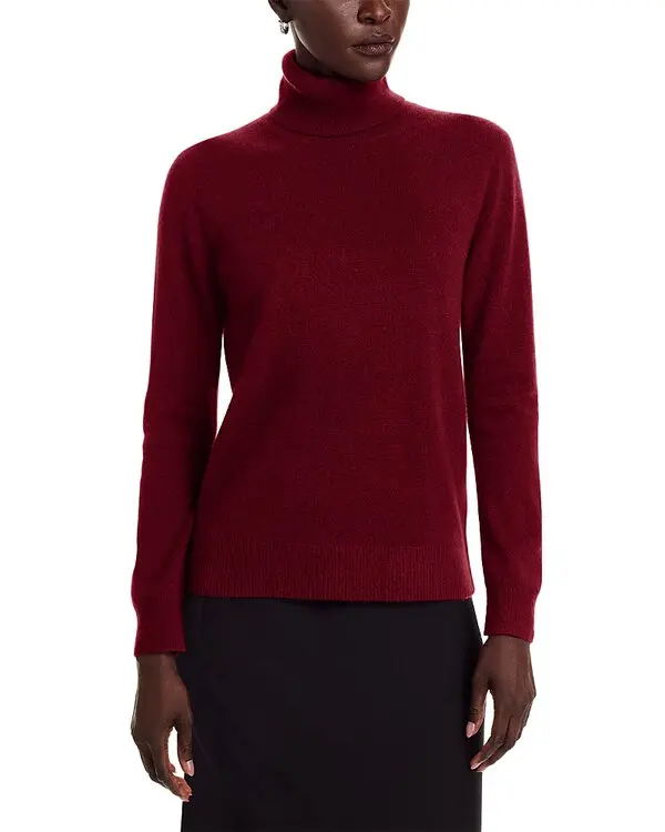 Bloomingdale'S Cashmere Turtleneck Sweater - Cinnabar