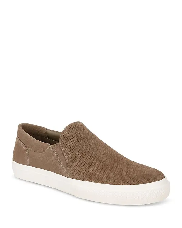 Vince Fletcher Slip-on Sneakers - Flint Suede