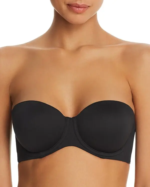 Calvin Klein Lightly Lined Constant Strapless Bra - Black