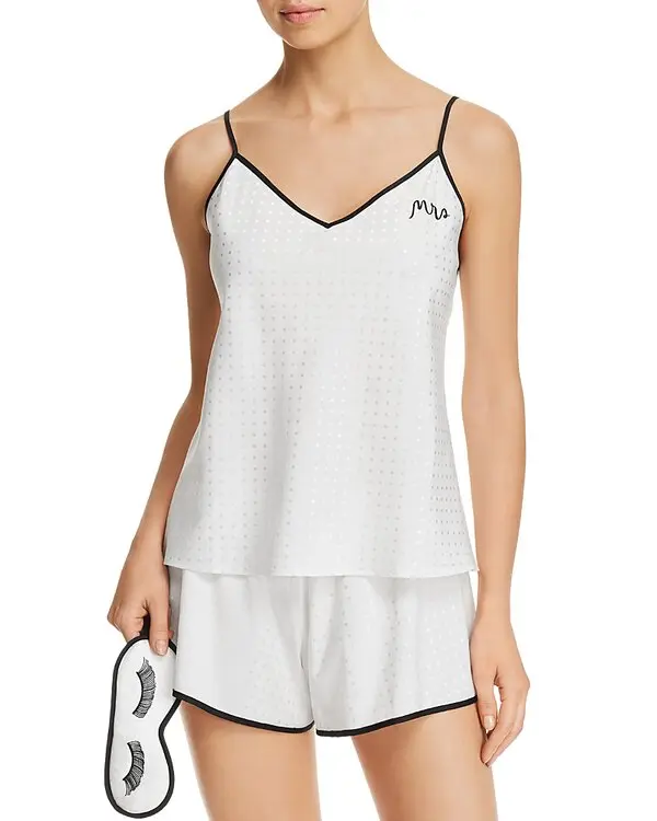Kate Spade New York Mrs. Cami Pj Set - Off White/mrs