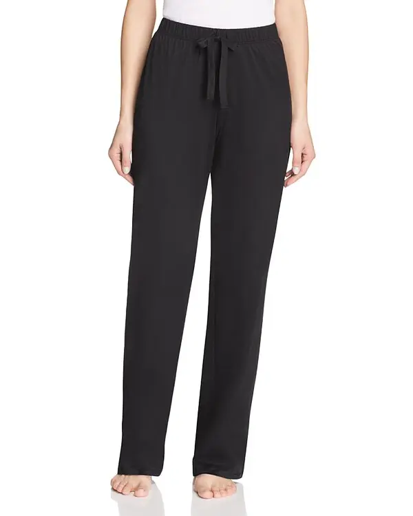 Hanro Cotton Deluxe Drawstring Lounge Pants - Black
