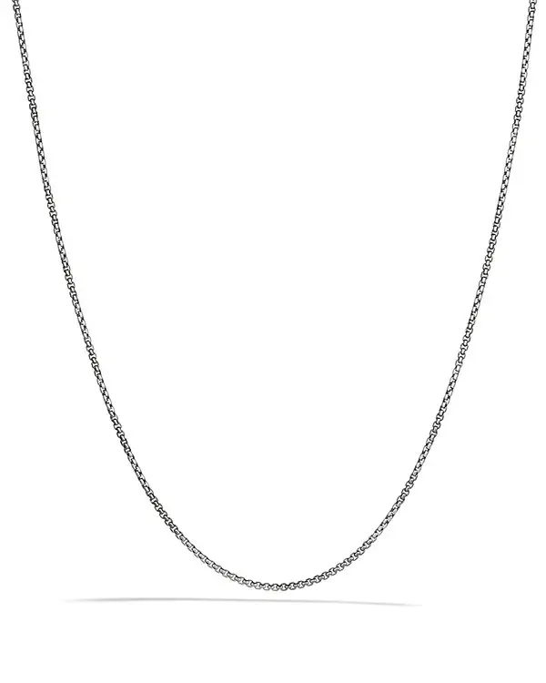 David Yurman Baby Box Chain Necklace - Silver/yellow Gold