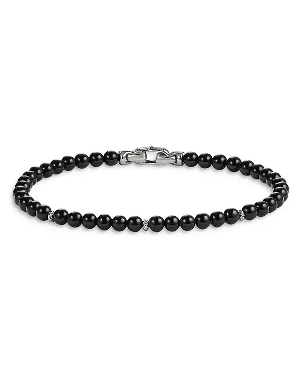 David Yurman Spiritual Beads Bracelet - Black/silver