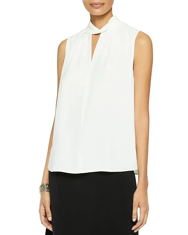 Misook Twist Neck Tank