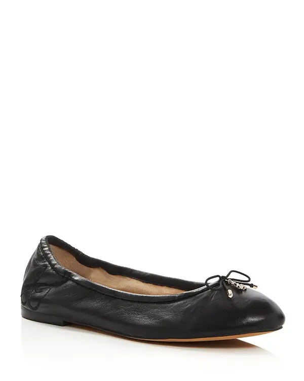 Sam Edelman Felicia Ballet Flats - Black Leather