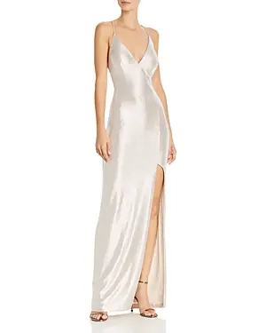 white christmas dresses Bhldn Aidan Mattox Regina Gown main image 1