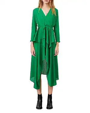 lace slip dress midi Lace Trim Satin Slip Midi Dress