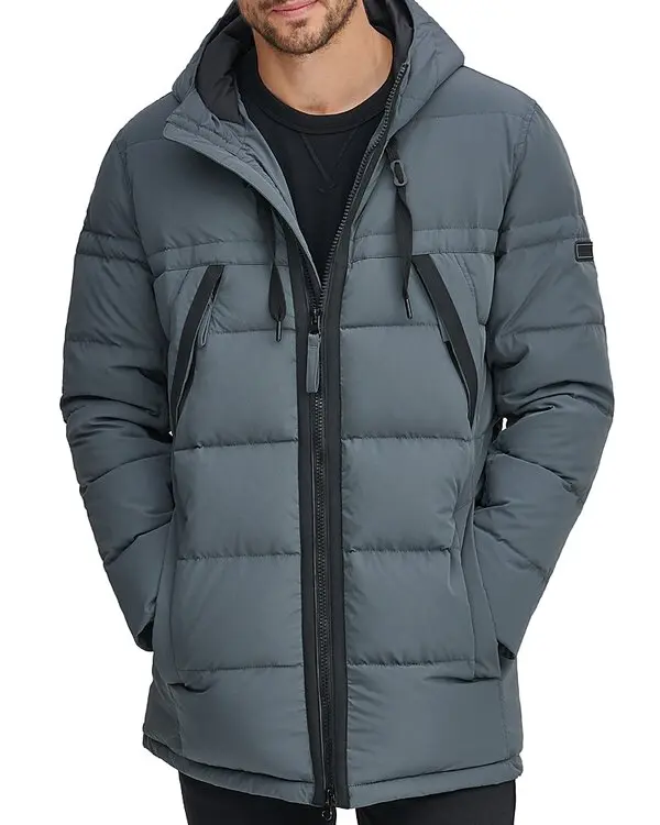 Andrew Marc Marc New York Holden Down Jacket - Charcoal