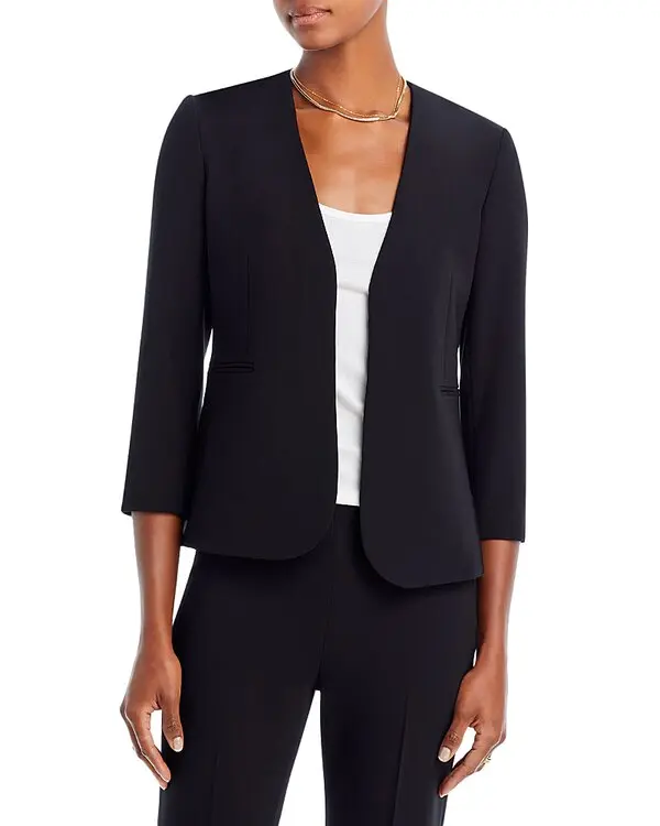Theory Lindraya Admiral Crepe Blazer - Black