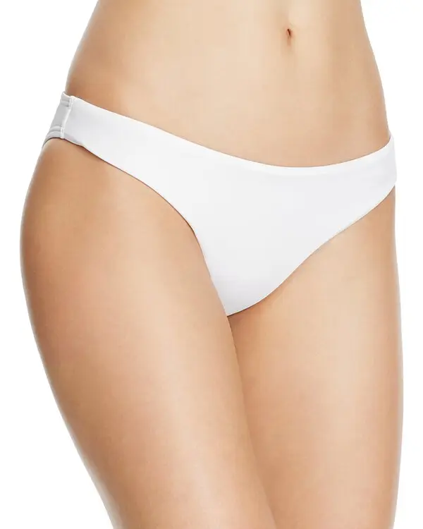 PQ Pilyq Basic Ruched Bikini Bottom - Waterlily