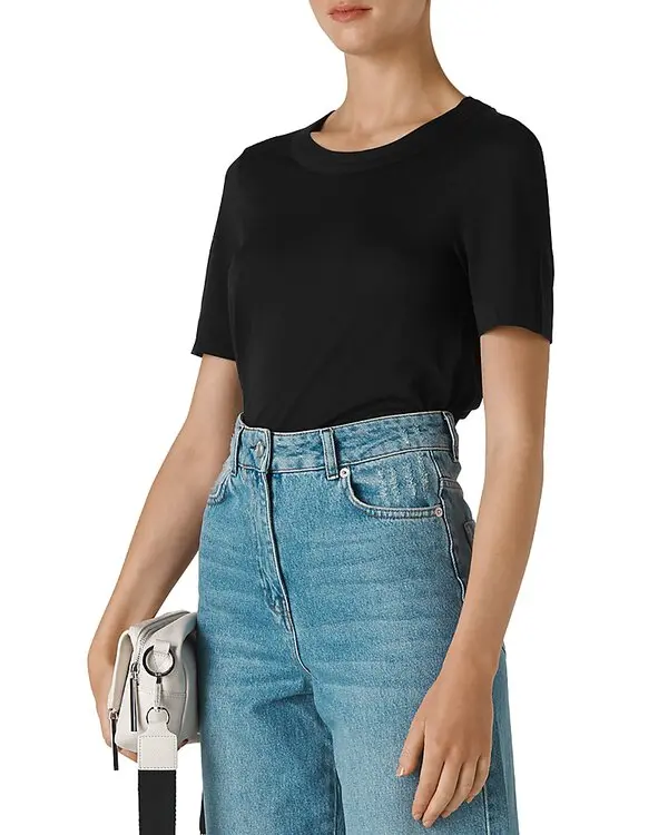 Whistles Rosa Tee - Black