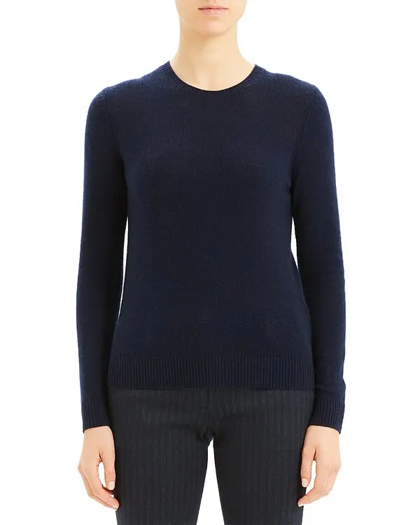 Theory Featherweight Cashmere Sweater - Deep Navy