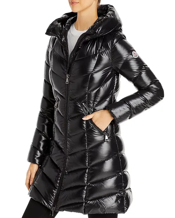 Moncler Marus Hooded Down Coat - Black