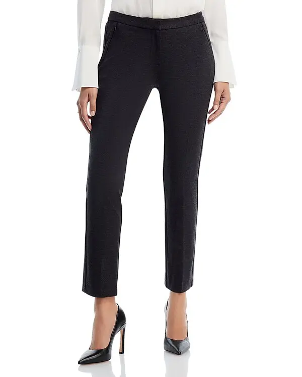 Kobi Halperin Alexandra Slim Ankle Pants - Dark Grey Melange