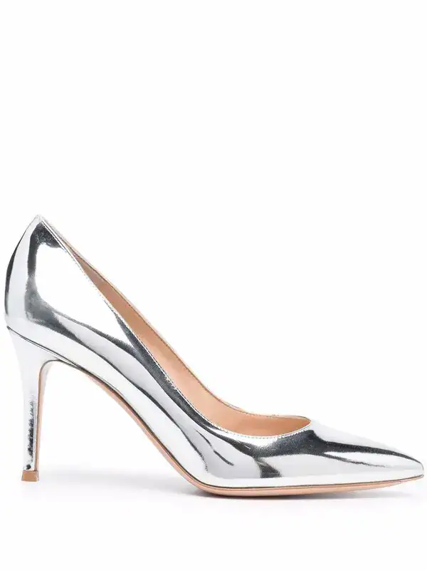 GIANVITO ROSSI 90mm Pumps Grey Editorialist
