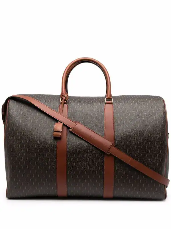 Saint Laurent Monogram Duffle Bag Brown Editorialist
