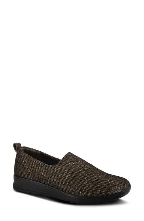 SPRING STEP SHOES Parex Glitter Flat - Bronze