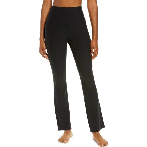 Beyond Yoga Practice High-waist Pants - Darkest Night