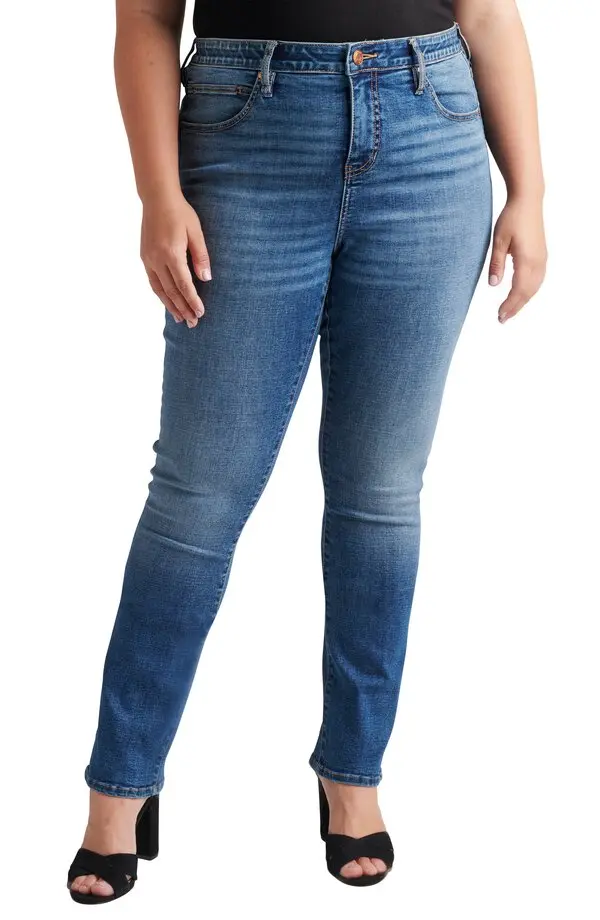 Jag Jeans Ruby Straight Leg Jeans Austin Blue Editorialist