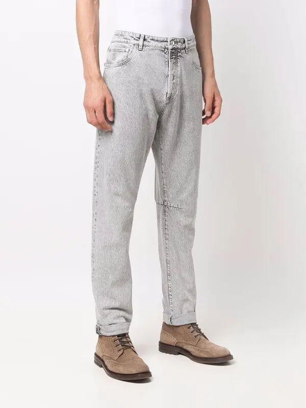 Brunello Cucinelli Stonewashed Straight-leg Jeans
