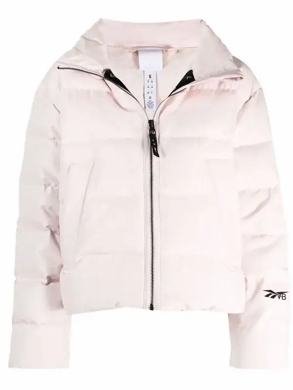 Reebok X Victoria Beckham Cropped Puffer Jacket Neutrals