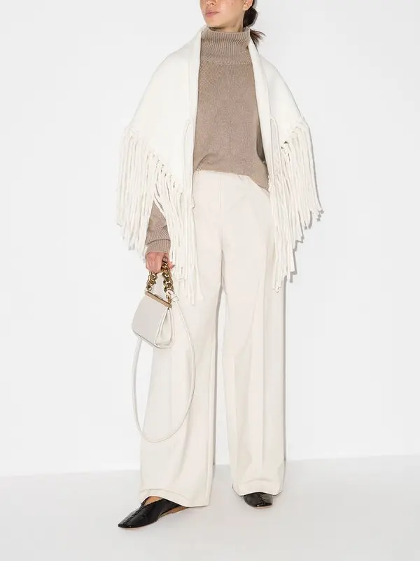 LISA YANG Heidi Roll-neck Jumper - Neutrals