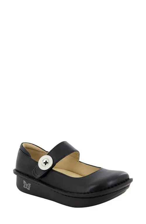 ALEGRIA BY PG LITE Paloma Platform Mary Jane - Black Leatherdnu