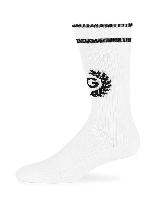Dolce & Gabbana Crest Logo Socks - Inlay | Editorialist