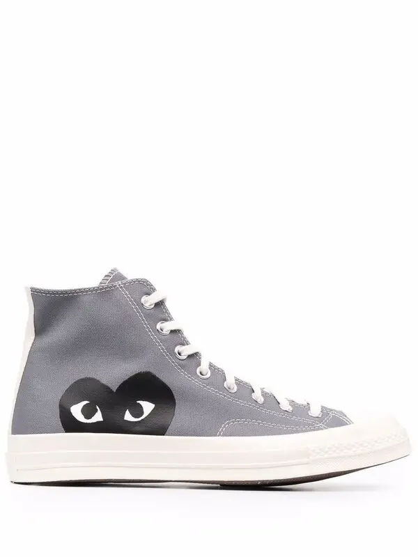 COMME DES GARÇONS PLAY X CONVERSE Chuck 70 High-top Sneakers - Grey