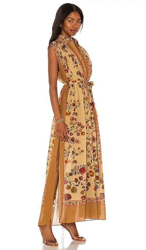 Mes Demoiselles Doronic Dress In Beige In Beige Combo - 58% Off |  Editorialist