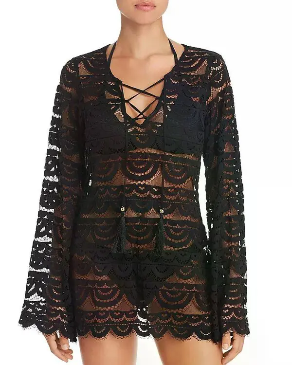 PQ Pilyq Noah Tunic Swim Cover-up - Black
